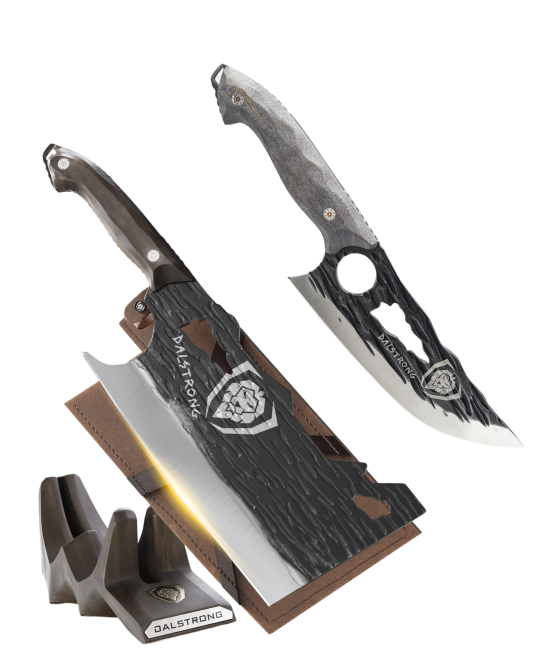 Meat Prep Bundle | Barbarian Series 9" Obliterator Meat Cleaver with S ...
